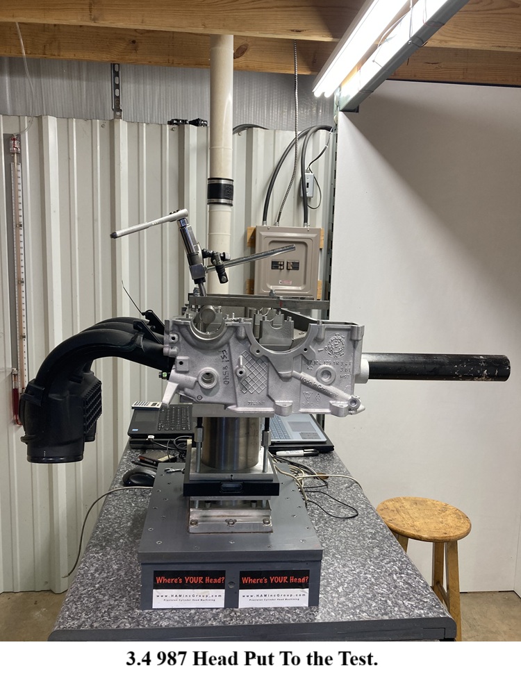 Cylinder head flow bench